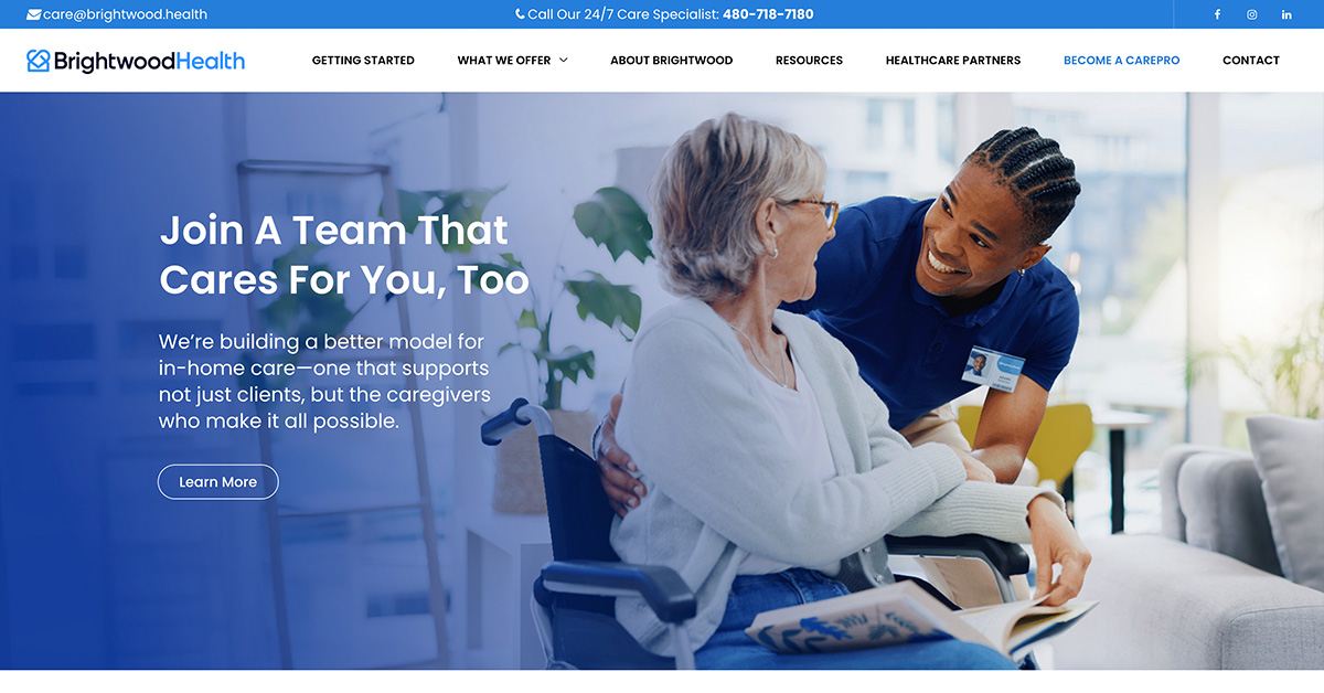 Become a CarePro at Brightwood Health Today